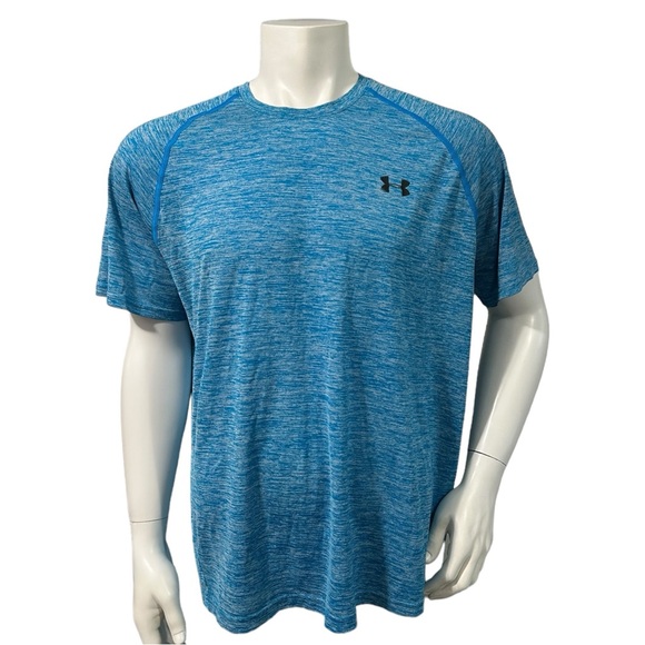 Under Armour | Shirts | Under Armour Mens Athletic Tshirt Blue Heather ...